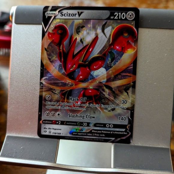 Pokemon | Games | Scizor V Darkness Ablaze 18189 Nm | Poshmark